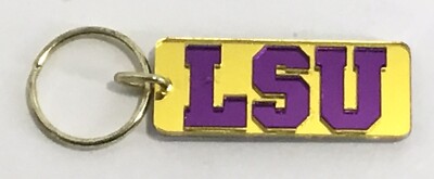 LSU Louisiana State University Tigers Keychain Keyring Laser Cut ...
