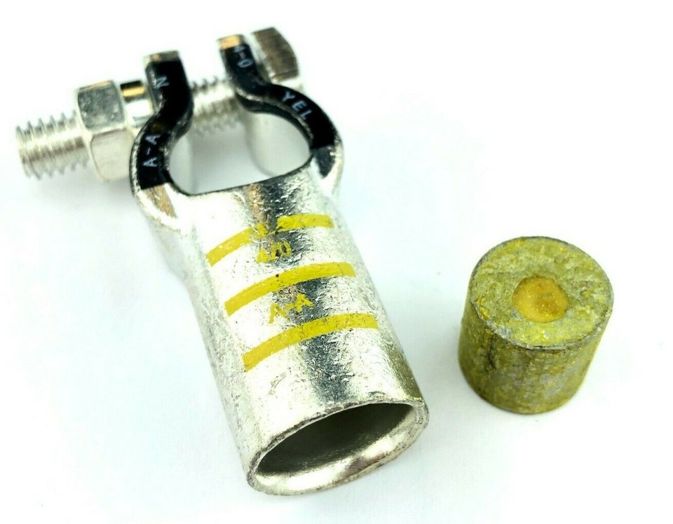 Battery Cable Ends Copper Top Post Terminal Connectors Kit w Solder ...