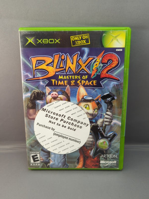 * Blinx 2 Masters of Time & Space game (Microsoft XBOX, 2004) Brand New ...