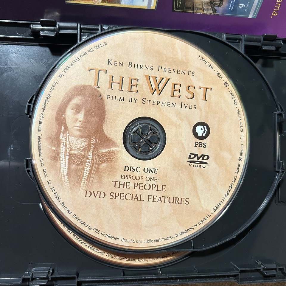 PBS Ken Burns The West: A Film by Stephen Ives 5-DVD Set 1996 ...
