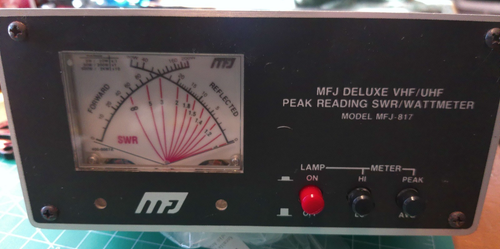 MFJ-817 Deluxe VHF/UHF Peak Reading SWR/Wattmeter Tech Special | eBay