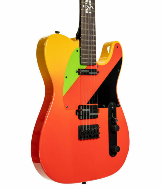 Fender Evangelion Asuka Telecaster 6-String Electric Guitar - Red for ...
