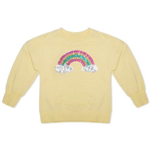Girls Rainbow Jumper Children's Kids Sweatshirt Pull On | eBay UK