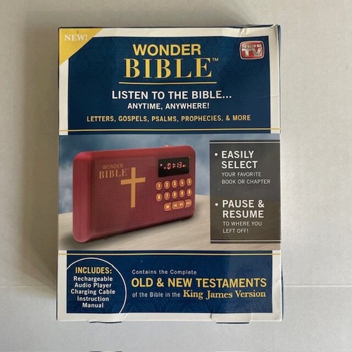 Wonder Bible KJV Audio Player Old & New Testaments As Seen On TV, Like ...