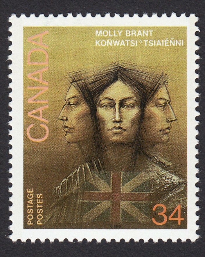 HISTORY = MOHAWK NATIVE LEADER MOLLY BRANT = Canada 1986 #1091 MNH | eBay