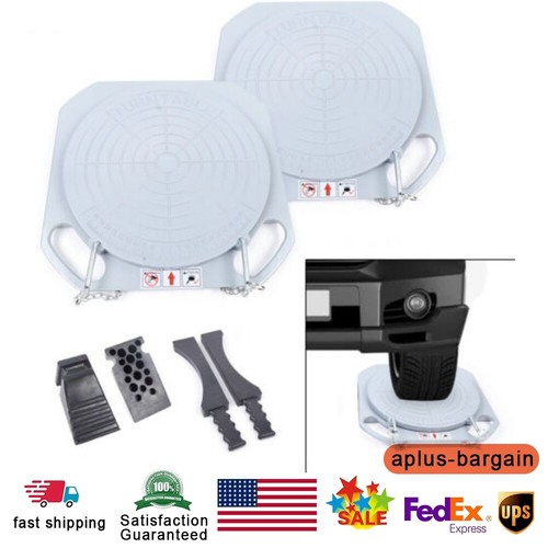 Pair Wheel Durable Car Truck Front End Wheel Alignment Turntable Turn ...