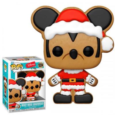 Disney Holiday Santa Mickey Gingerbread POP #1224 Vinyl Figure FUNKO ...