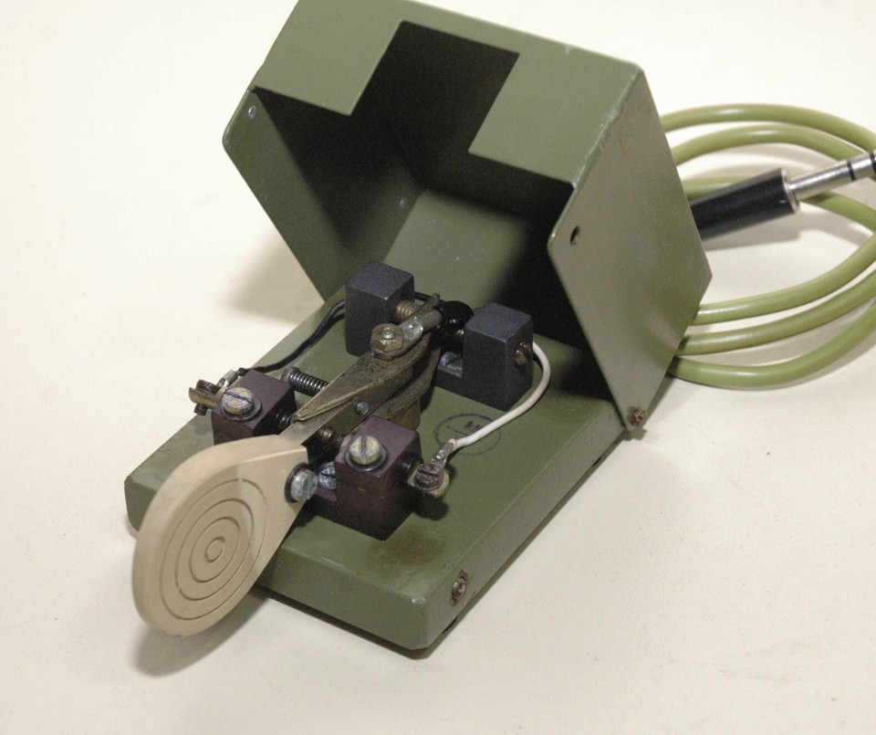 Military Torsion Single Lever Paddle-CW-Key- Iambic paddle-Morse Keyers ...