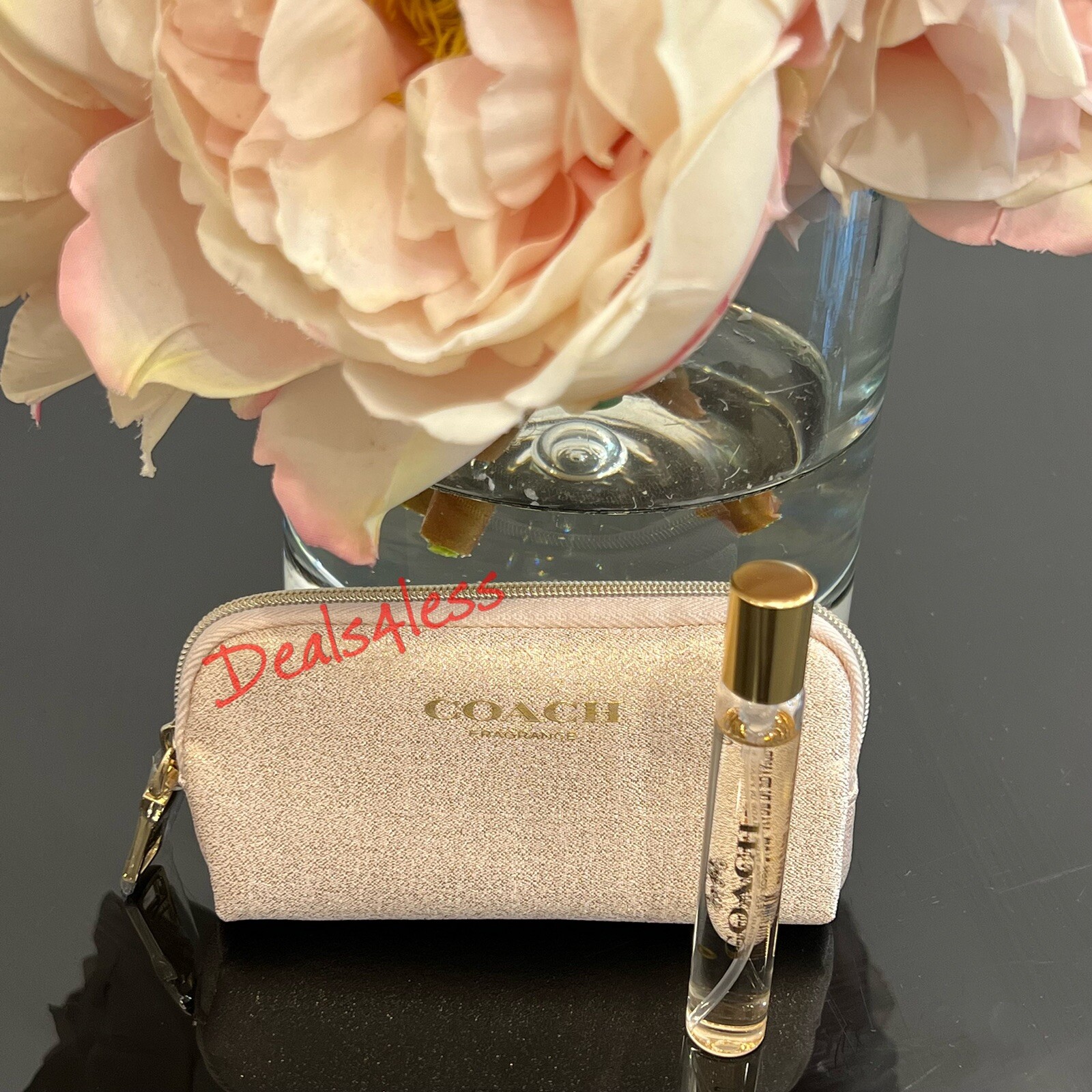 Coach Fragrance And Pouch Coin Purse Clutch Makeup Bag Perfume Shimmer ...