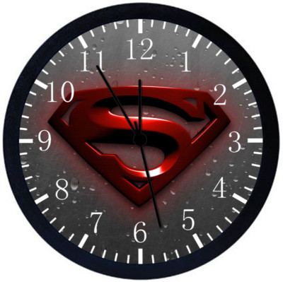 Superman Super Man Black Frame Wall Clock Nice For Decor or Gifts W223 ...