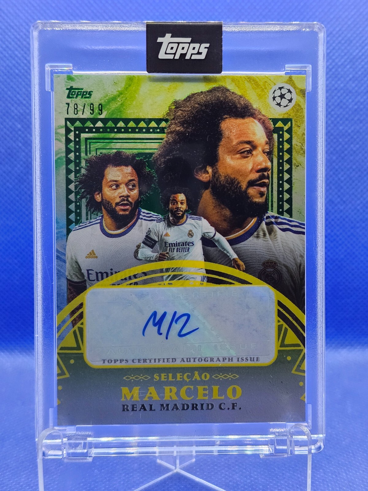 Topps Selecao Legends Brazil Auto 2024 MARCELO #/99 Seleção Autograph ...
