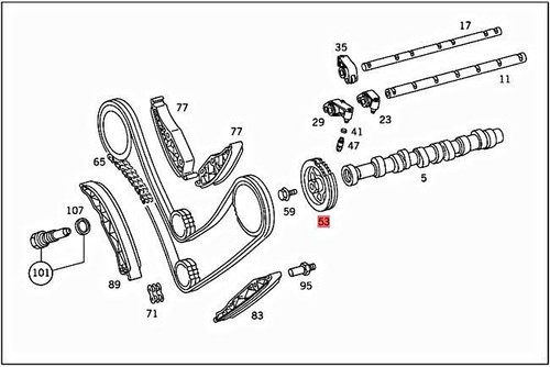 Genuine MERCEDES Camshaft gear 1120500204 | eBay
