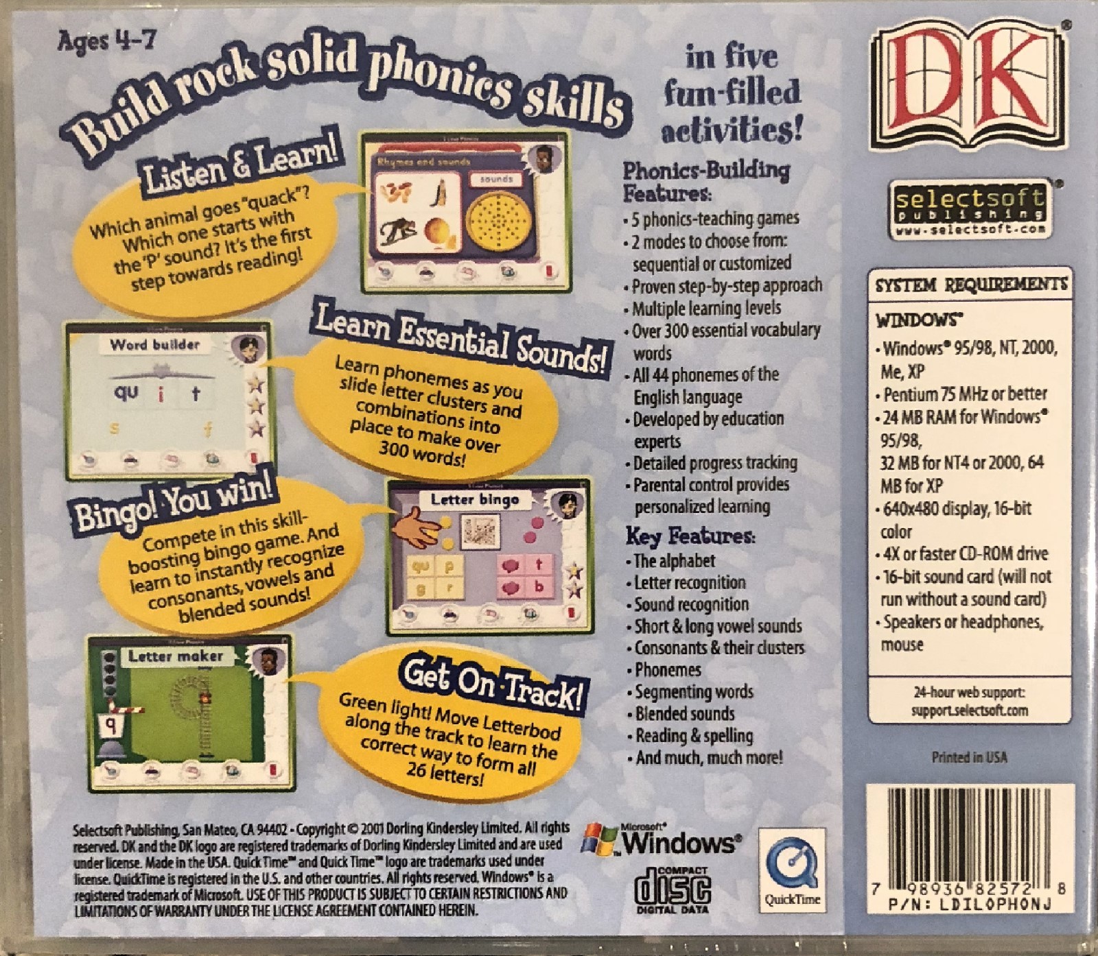 DK Multimedia I Love Phonics for PC, Mac for sale online | eBay