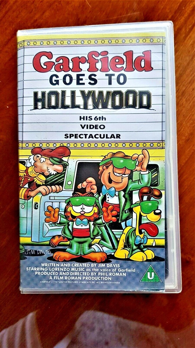 Garfield Le Film Vhs Garfield The Movie VHS G Rated TL By Jackimo2007