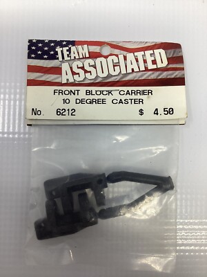 Vintage Team Associated 6212 Front Caster Block 10° Rc10 T2 GT Box16 | eBay