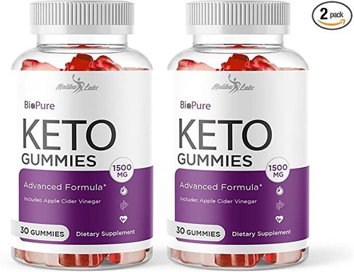 Bio Pure Keto ACV Gummies Weight Loss - 1500mg Ketosis Shark Gummies (2 ...