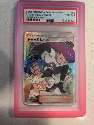 Jessie & James (Full Art) 68/68 Hidden Fates Holo Psa 10 With Guard | eBay