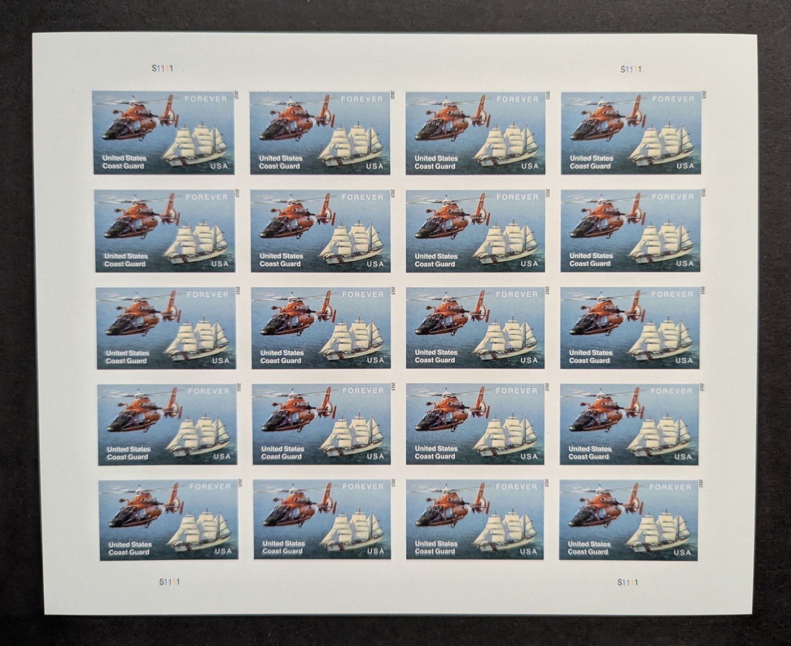 US Scott #5008a US Coast Guard imperf pane of 20 MNH | eBay