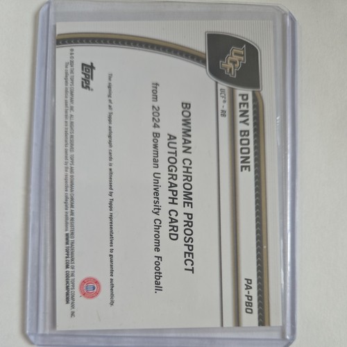 Peny Boone 2024 Bowman Chrome - Autographs Green Refractor #PA-PBO /99 ...