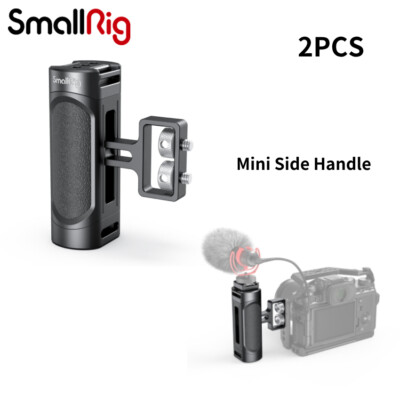 SmallRig 2PCS Mini Side Handle Handgrip w/ Dual 1/4"-20 Screw Mount for ...