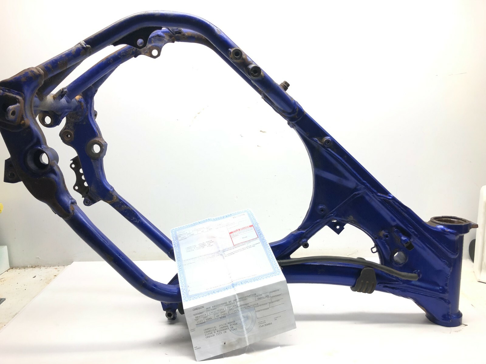 03#2 03 Yamaha YZ450F YZ450 YZ 450F Body Frame Subframe Sub Frame ...
