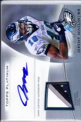 jeremy maclin auto autograph jersey patch eagles missouri mizzou 4C ...