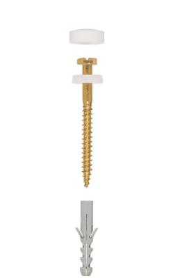 TOILET PAN Brass Fixing Screw Kit M6 x 70mm Ceramic Cisterns & Toilets ...