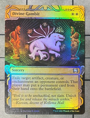 *foil* DIVINE GAMBIT 004 Strixhaven Mystical Archives MTG Magic | eBay