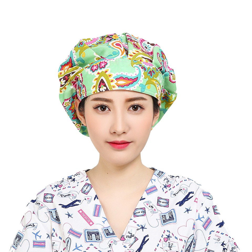 Women Men Unisex Working One Size Colorful Printed Hat/Cap New ...