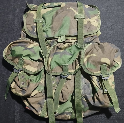 Genuine US Military Woodland Medium ALICE Rucksack Field Pack Combat ...