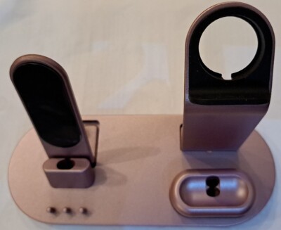 OLEBR Charging Stand 3 in 1 Compatible with AirPods iWatch Phone Series ...