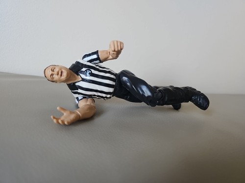 WWF WWE Earl Hebner Jakks Pacific Titan Tron Live Action Figure Referee ...