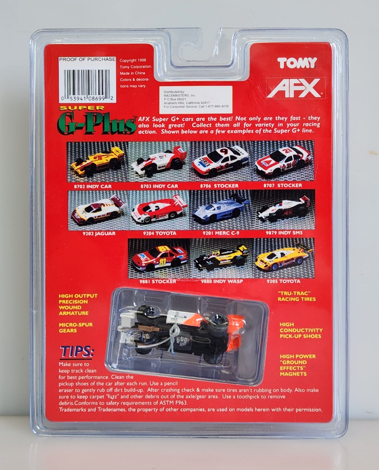 Tomy AFX Super G-Plus Slot Car 9207 Senna Honda McLaren Shell #27 F1 ...