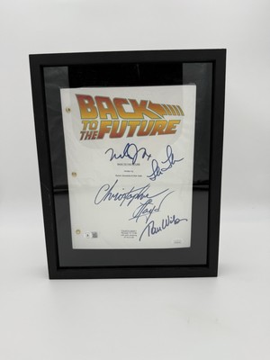 Back to the Future Autographed Script JSA/BSA - Fox, Lloyd, Thompson, Wilson. | eBay
