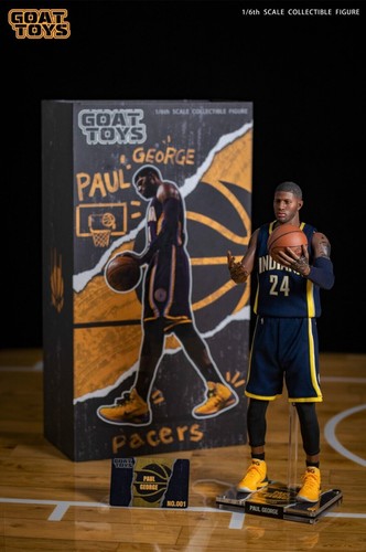 instock GOAT TOY 1/6 Pacers Paul George Action Figure | eBay