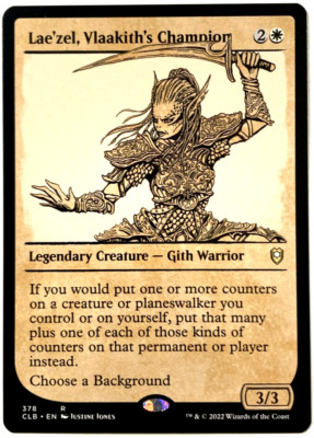 MTG Lae'zel, Vlaakith's Champion *SHOWCASE* Commander Legends Baldur's ...