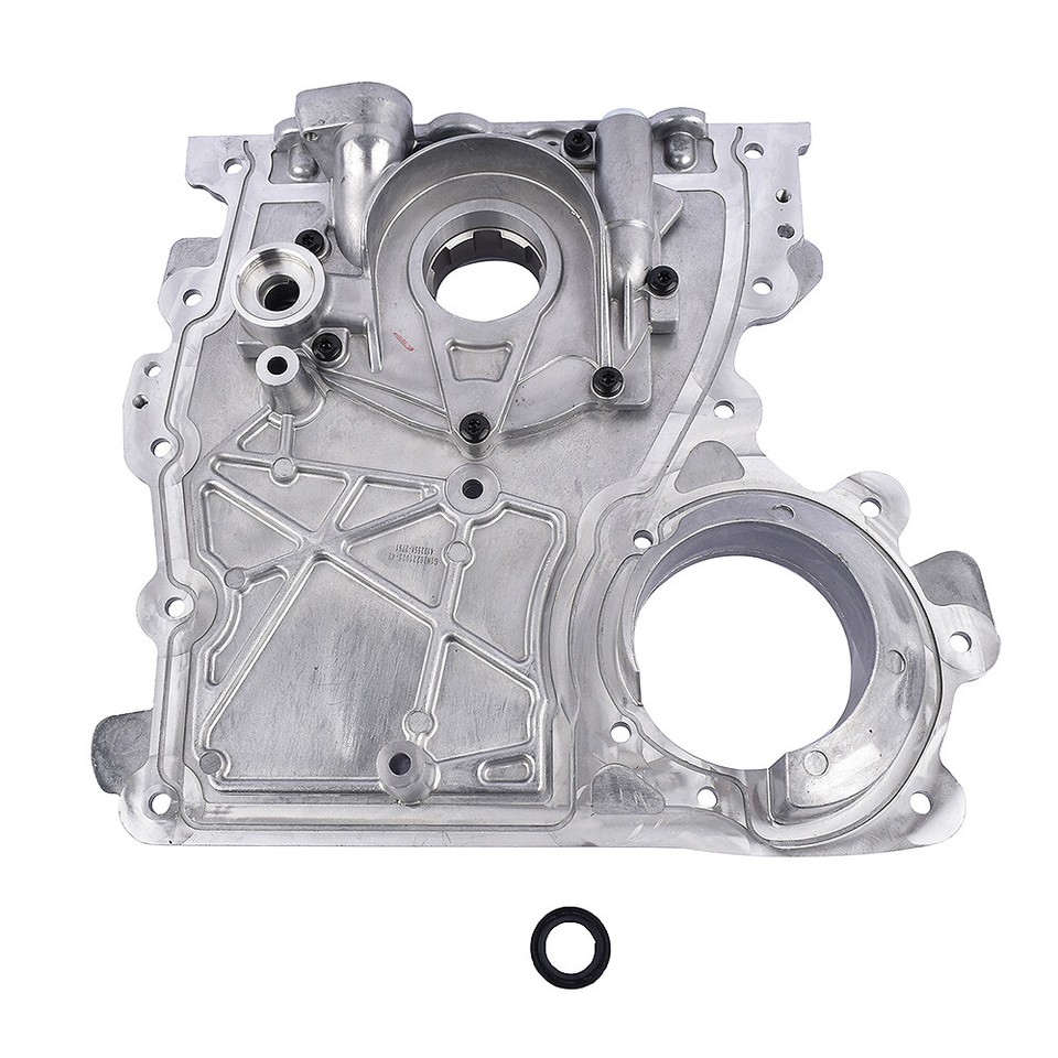 Engine Timing Chain Cover w/ Oil Pump for Chevy Colorado GMC Canyon ...