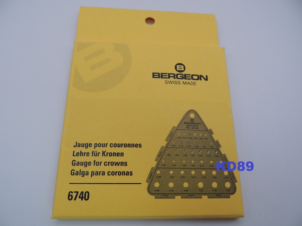 Bergeon 6740 Gauge for crowns Lehre für Kronen SWISS MADE | eBay