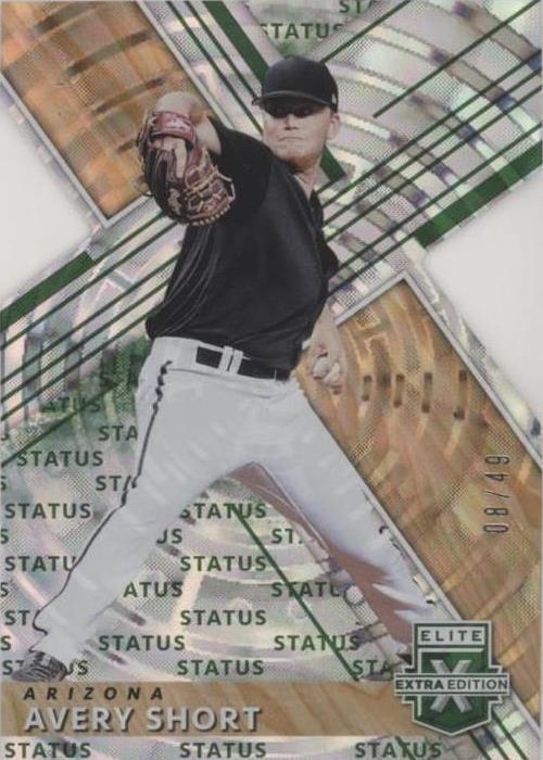 2019 Panini Elite Extra Edition - Avery Short #177 Status Emerald Die ...
