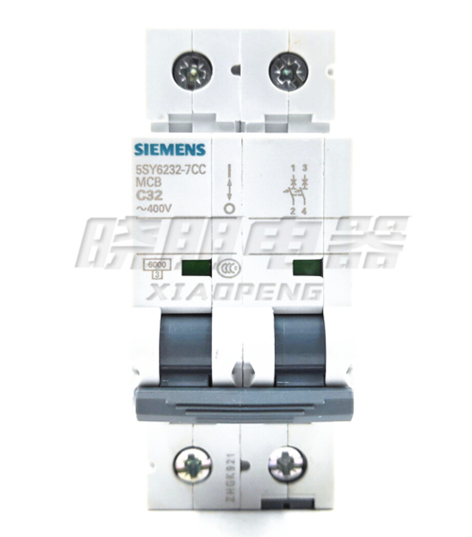 1pcs SIEMENS AC Miniature Circuit Breaker MCB 2P C32A 5SY6232-7CC C32 ...