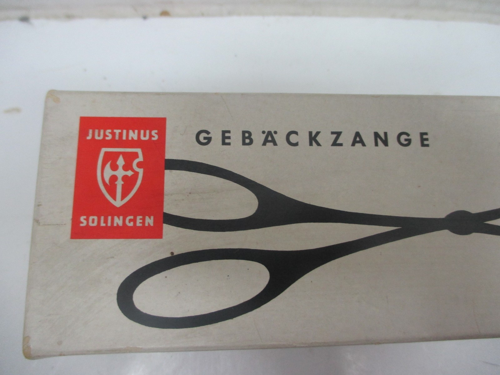 Justinus Solingen Gebackzange Pastry Scissor Tongs In Original Box ...