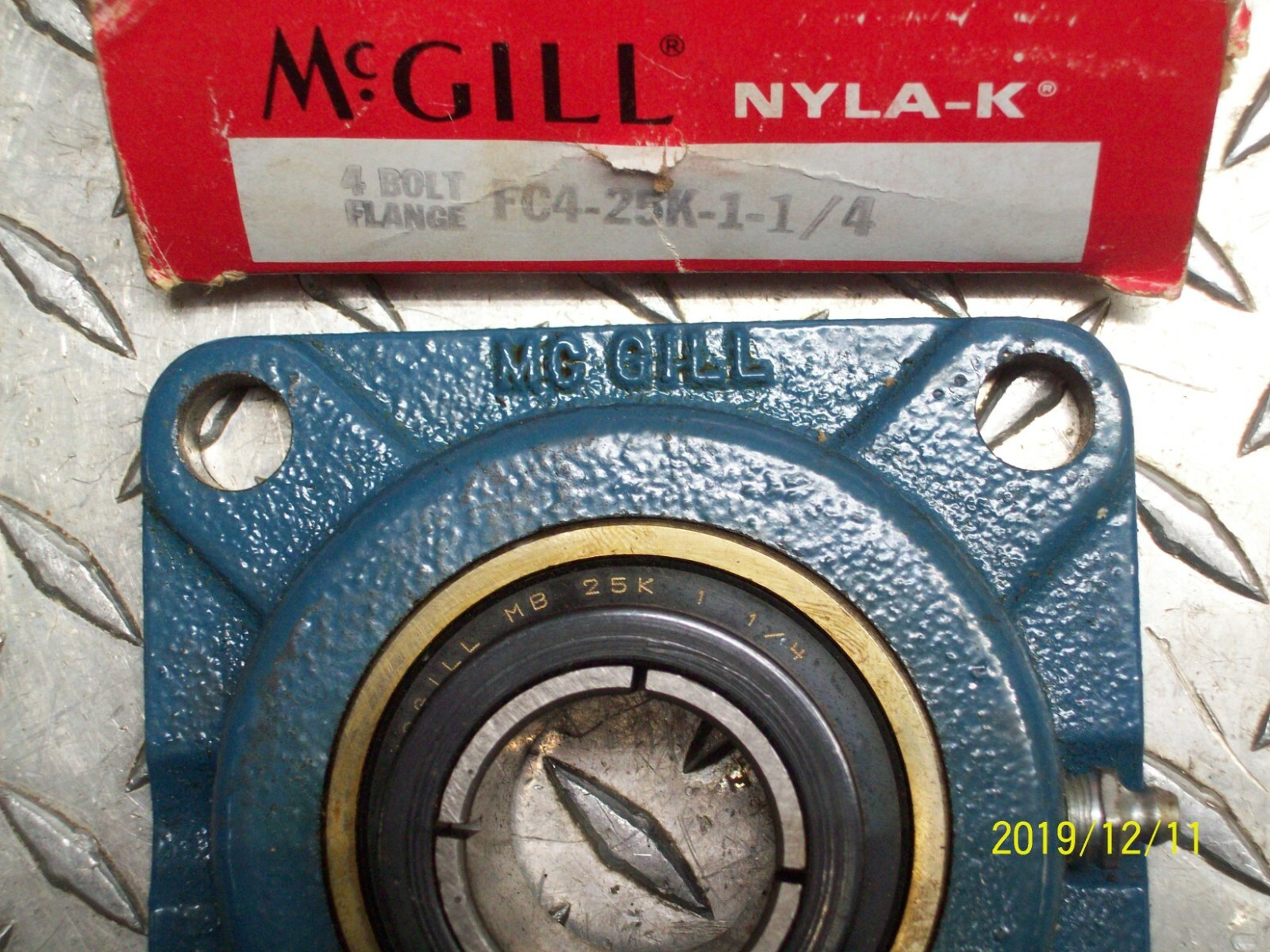 NEW McGILL FC4-25K-1-1/4 4-BOLT FLANGE BEARING | eBay