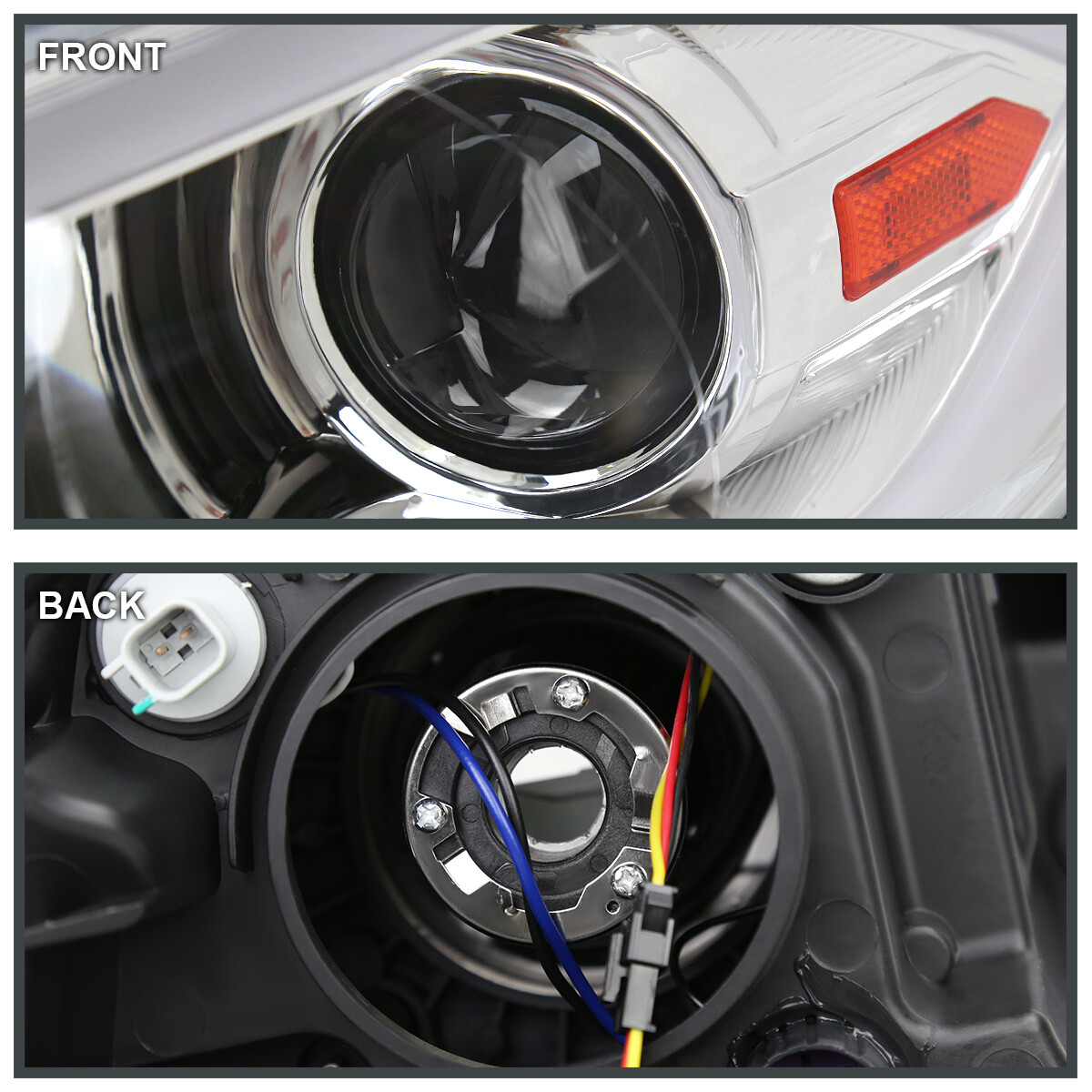 Fits 2013-2016 Dodge Dart Projector Headlights Lamps LED Sequential DRL ...