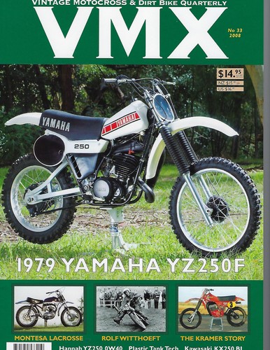 VMX #33 Vtg Motocross Dirt Bike '79 Yamaha YZ250 Montesa Kramer ...
