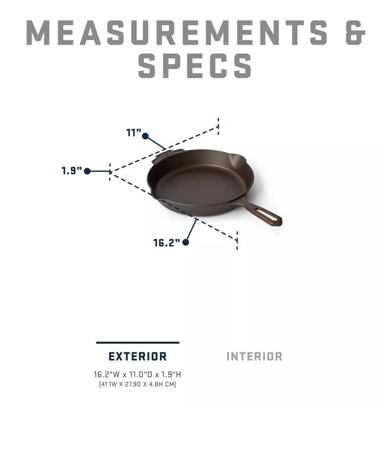 YETI 10” Cast Iron Skillet Butter Pat Industries - SOLD OUT & RARE 🍳 ...