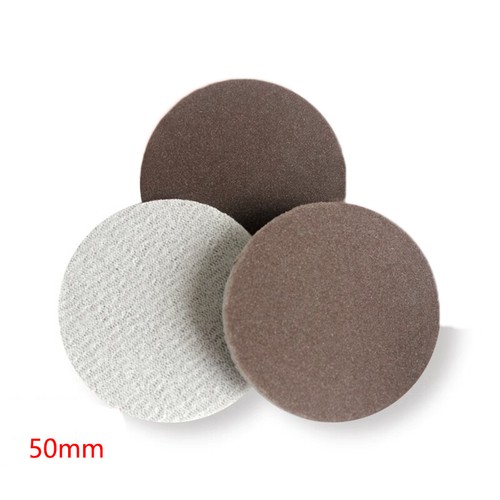 50mm Wet and Dry Sanding Discs Red Sandpaper 300-2000 Grit Hook and ...