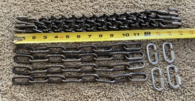 *CUSTOM SIZED TIRE CHAIN EXTENDERS* 2- CROSS CHAINS 4- SIDE CHAIN 4 ...