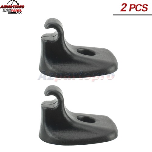 2x Sun Visor Sunvisor Support Clip Black for 2011-2014 Dodge Avenger ...