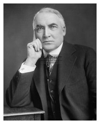 PRESIDENT WARREN G. HARDING PORTRAIT 8X10 PHOTOGRAPH REPRINT | eBay