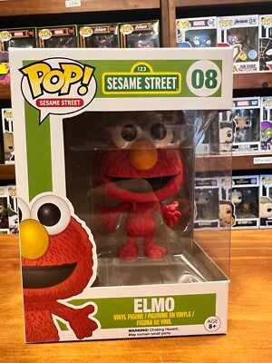 Pop TV Sesame Street Elmo 08 Funko Pop Vinyl EXPERT PACKAGING | eBay ...